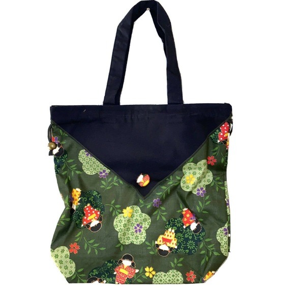 Nobrand | Bags | Japanese Geisha Doll Satin Purse Tote Bag Japan | Poshmark
